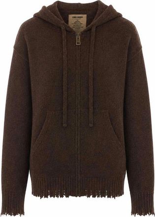 Uma Wang Pull Col Rond - Marron