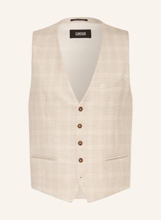 Cinque Cinque Anzugweste Civitra Regular Fit beige