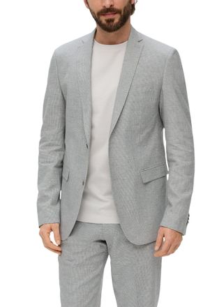 s.Oliver Black Label Herren 2142800 Business-Anzug Jacke, grau 91N8, 52