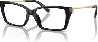 Tiffany & Co. unisex, Accessoires, Noir, Taille: 54 MM Monture de Lunettes Noire