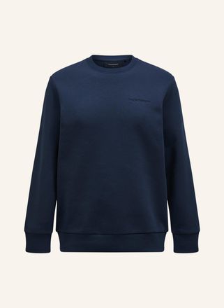 Peak Performance M Original Small Logo Crew Sweatshirtpullover blau