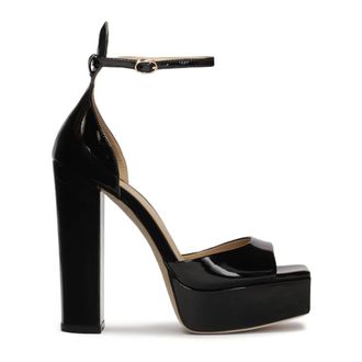 Kazar Schwarze Lackleder-Plateausandalen - - Shoes - Damen - Schwarzk - 37 EU
