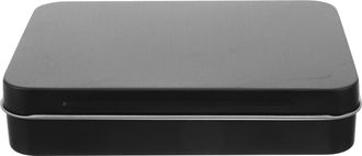 Cabilock Rechteckige Metallbox mit Scharnierdeckel Kleine Blechdose aus Wei&szlig;blech f&uuml;r Aufbewahrung von Schmuck S&uuml;&szlig;igkeiten und Kleinteilen Praktische Outdoor a