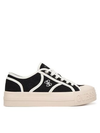 Guess Sneakers aus Stoff FLPISS FAL12 Schwarz