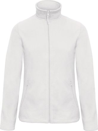 B&C Collection B&C: Ladies Micro Fleece Full Zip ID.501 Women FWI51, Größe:2XL;Farbe:White