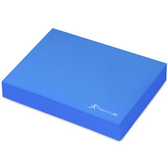 ProSourceFit Exercise Balance Pad - Non-Slip Cushioned Foam Mat & Knee Pad for Fitness and Stability Training, Yoga, Physical Therapy 15.5x12.75, Blue