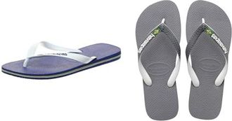 Havaianas Tongs Marine Blue 43/44 EU + Tongs Steel Grey White White 43/44 EU