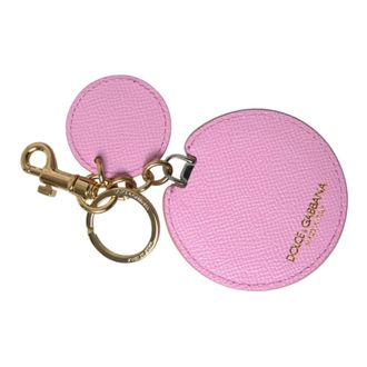 Dolce & Gabbana Kalbsleder-Schl&uuml;sselanh&auml;nger - - Accessories - Damen - Rosa - ONE SIZE