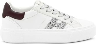 Hogan Low-Top Sneaker - White And Black Leather Sneakers - Gr. 37,5 (EU) - in Wei&szlig; - f&uuml;r Damen