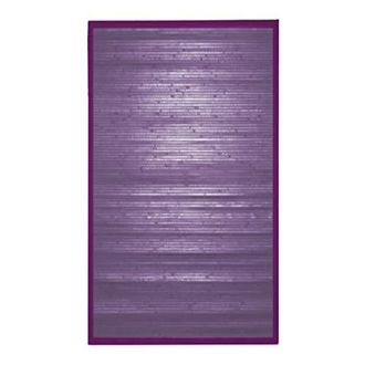 Monbeautapis MonBeauTapis 712255 Solo Tapis Bambou Violet 120 x 70 cm