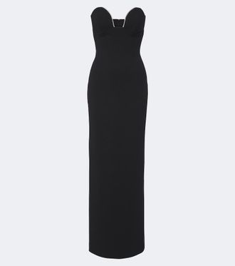Solace London Robe Sommer aus Cr&ecirc;pe mit Kristallen
