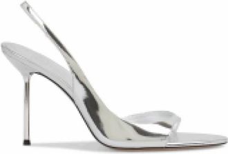 PARIS TEXAS Femme, Chaussures, Gris, Taille: 38 1/2 EU Paris Texas With Heel Silver