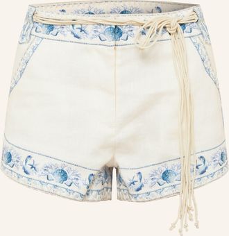 Zimmermann Leinenshorts Wanderlust blau