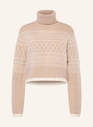 Mrs & Hugs Mrs & Hugs Rollkragenpullover Mit Cashmere beige
