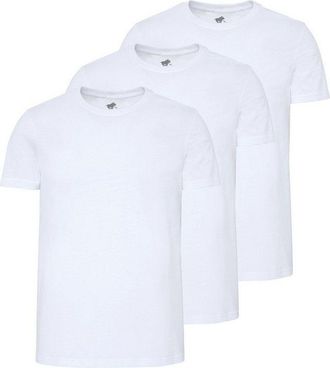 Polo Sylt T-Shirt im 3er Pack mit Rundhals-Ausschnitt (1, 1-tlg)