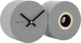 Karlsson Horloge Murale Duo Cuckoo - Hauteur 13 cm - Present Time