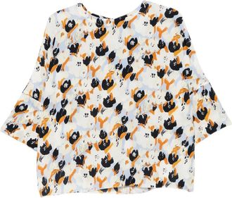 Marni Femme, Blouses et Chemises, Multicolore, Taille: 36 FR Haut Tiss&eacute; en Soie