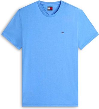 Tommy Hilfiger Leichtes T-Shirt mit Logo-Stickerei in