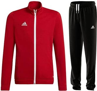 adidas Adidas Football Entrada 22 Ensemble de surv&ecirc;tement pour homme, veste et pantalon rouge noir taille XL