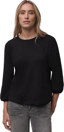 Street One 3228658 T-Shirt Jacquard, Noir, 46 Femmes