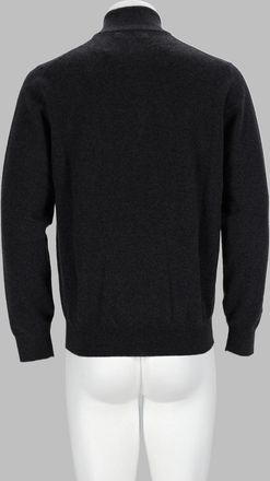 Brunello Cucinelli Cashmere Zip Sweater - Charcoal
