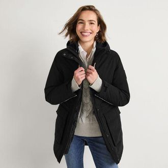 Lands End Wasserdichter 3-in-1-Parka Squall, Damen, Gr&ouml;&szlig;e:44-46 regular, Schwarz, Polyester/Nylon, by Lands End