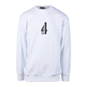 Cesare Paciotti 4US Pullover - - Sweatshirts & Hoodies - Herren - Wei&szlig; - M