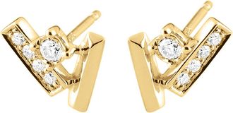 Edenly Diamantohrringe in Kristalloptik