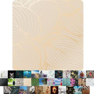 Sanilo Badematte 53 x 53 cm, rutschfeste Duschmatte für Dusche und Badewanne, Antirutschmatte maschinenwaschbar und schimmelresistent (Hosta)