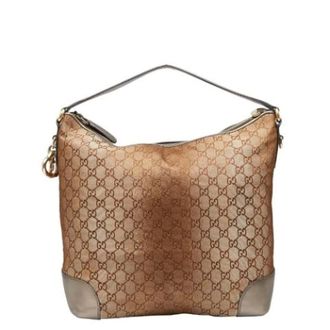 Gucci Sac bandouli&egrave;re en toile vintage Pre-owned - Femme - Pre-owned - Brun - Taille: ONE Size