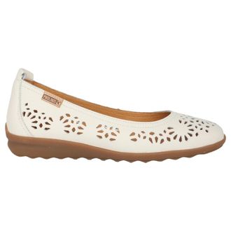 Pikolinos Femme, Chaussures, Beige, Taille: 37 EU Ballerine femme blanche perfor&eacute;e