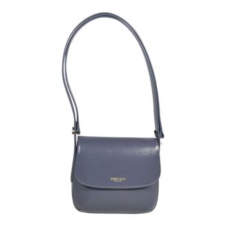 Giorgio Armani Femme, Sacs, Bleu, Taille: ONE Size Logo-Print Shoulder Bag
