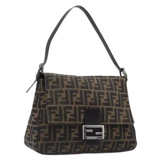 Fendi Sac bandouli&egrave;re Zucca Canvas Pre-owned - Femme - Pre-owned - Brun - Taille: ONE Size