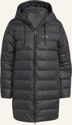 adidas Essentials Climawarm 3-Streifen Light Daunenparka Mit Kapuze schwarz
