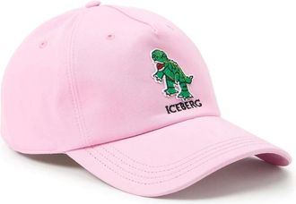 Iceberg Homme, Accessoires, Rose, Taille: ONE Size Casquette de baseball en gabardine