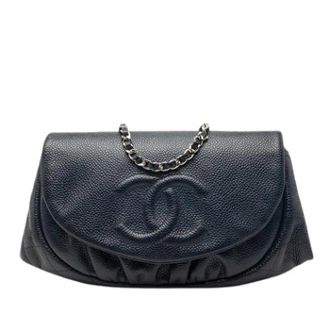 Chanel Pre-owned Vintage Umh&auml;ngetasche - - Pre-owned - Damen - Blau - ONE SIZE