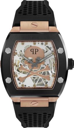 Philipp Plein Uhren - Analoge Quarzuhr The $Keleton - Gr. unisize - in Rosa - für Damen