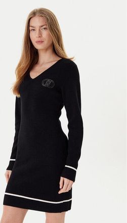 Liu Jo Strickkleid TF5253 MS63L Schwarz Regular Fit