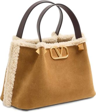 Valentino Garavani petit sac cabas VLogo Signature - Tons neutres