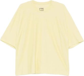 Issey Miyake Boxy Kurzarm-T-Shirt - - Tops - Herren - Gelb - M