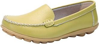 Generic Chaussures décontractées pour Femmes Confortable léger Mode Respirable Conception Semelle Souple antidérapant Sport Quotidien Sortie (Green, 38)