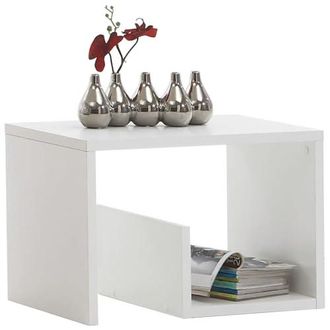 FMD Möbel FMD furniture Table dappoint, Bois, Blanc, 59 x 38 x 36 cm