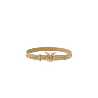 Pinko Love Berry Studs H3 G&uuml;rtel - - Accessories - Damen - Beige - XS
