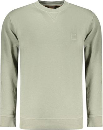 HUGO BOSS Homme, Sweatshirts et sweats &agrave; capuche, Vert, Taille: 2XL Le SweaT-shirt Verde en coton