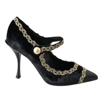 Dolce & Gabbana Mary Janes Pumps - - Shoes - Damen - Schwarzk - 35 EU