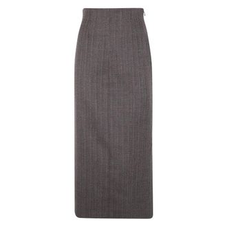 Maison Margiela Jupe-culotte midi - Femme - Pantalons - Brun - Taille: 38 FR