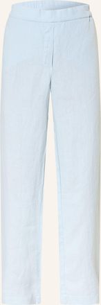 (The Mercer) N.Y. (The Mercer) N.Y. Marlenehose Aus Leinen blau