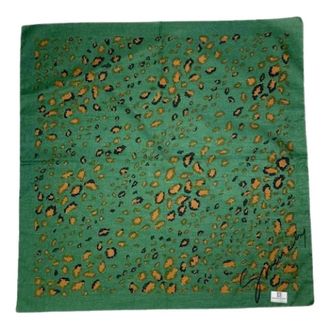 Givenchy Foulard en soie Pre-owned - Femme - Pre-owned - Vert - Taille: ONE Size