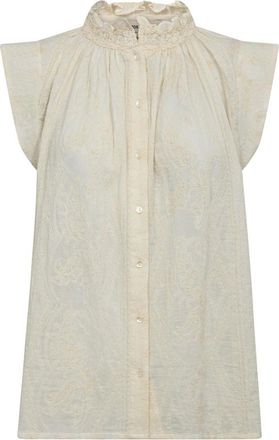 Mos Mosh MOS Mosh, Femme, Blouses et Chemises, Beige, Taille: 40 FR Blouse