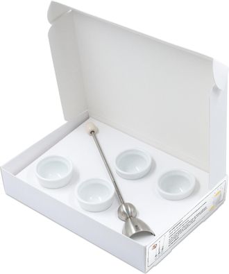 Take 2 Germany Take2 Eierschalensollbruchstellenverursacher Geschenkbox mit 4 Eierbechern